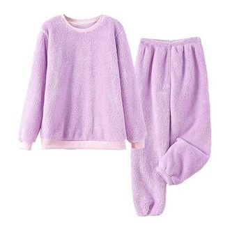 Generic Ensemble de surv&ecirc;tement pour femme - Cardigan &agrave; fermeture &eacute;clair - Coupe ajust&eacute;e - &Eacute;lastique - Ensemble de d&eacute;tente pour femme - Pantalon de surv&ecirc;temen