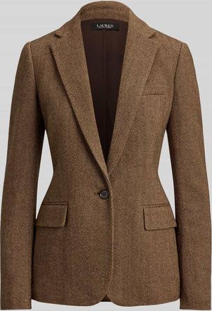 Lauren Ralph Lauren Regular Fit Kurzblazer aus Baumwoll-Mix
