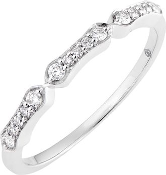 Edenly Ring Stella - 750er Weißgold und Diamanten