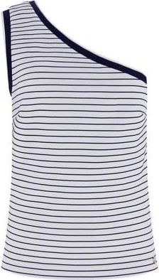 Guess Top asym&eacute;trique &agrave; rayures