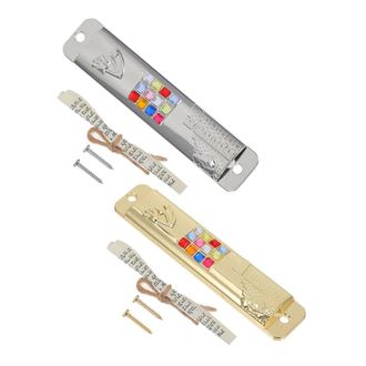 SOLUSTRE Metall Gebetsrollen-türdekoration 2 Satz Vintage Judaica Religiöse Metallverzierung Für Zuhause Segen Und Schutz