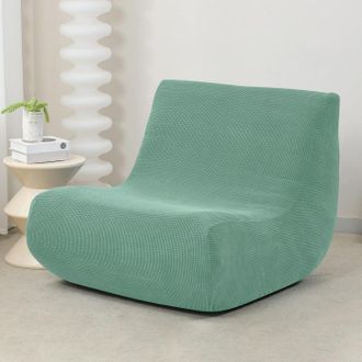 Generic Elastische Sofah&uuml;lle F&uuml;r 1-Sitzer Ohne Armlehnen, rutschfeste Sitzauflage F&uuml;r Kaminstuhl, Bequeme M&ouml;belabdeckung, Waschbar F&uuml;r Wohnzimmer, B&uuml;ro, Hotel