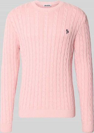 Review Slim Fit Strickpullover reine Baumwolle