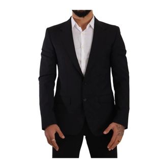 Dolce & Gabbana Homme, Costumes, Noir, Taille: M &Eacute;l&eacute;gant Costume Martini Slim Fit Noir