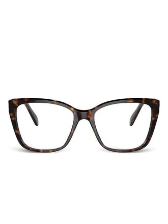 Swarovski lunettes de soleil à monture carrée - Marron