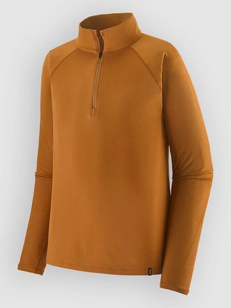 Patagonia Cap Mw Zip Neck Haut technique marron