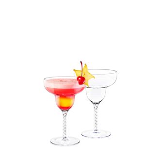 Wilmax England Wilmax | Handgefertigt Margarita-Gl&auml;ser | Set von 2 | 250 ml | Cocktail-Gl&auml;ser | Trinkgl&auml;ser | Sektgl&auml;ser | Longdrinkgl&auml;ser | Cocktail zubeh&ouml;r | Marga
