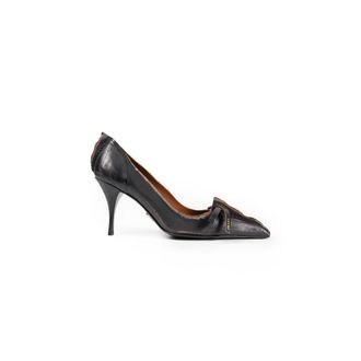 Prada Antiqued Leather Pumps
