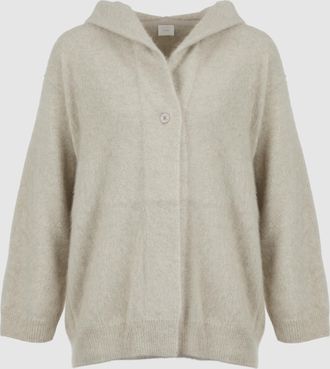 C.T. Plage Gilet Ladies Hood Ivory