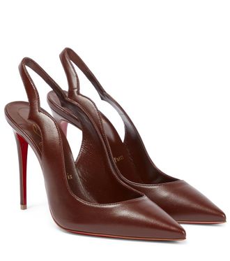 Christian Louboutin Nudes Slingback-Pumps Hot Chick aus Leder