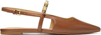 Michael Kors Femme, Chaussures, Brun, Taille: 40 EU Dina Flex Slingback Flat