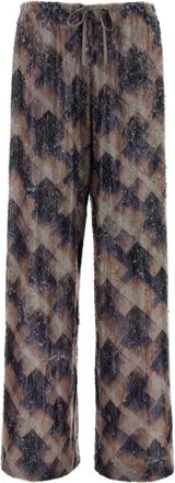 Dries Van Noten Femme, Pantalons, Multicolore, Taille: 38 FR Puvis Bis Long Pants