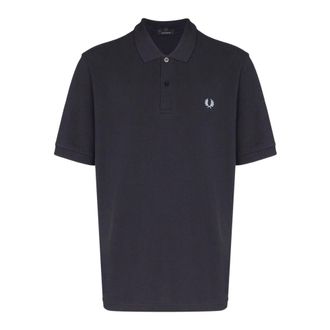Fred Perry Klassisches Polo-Shirt - - Tops - Herren - Blau - S