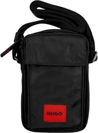 HUGO BOSS Ethon 2.0N V Crossbody, Reporter_Avec_Zip Homme, Black, One Size