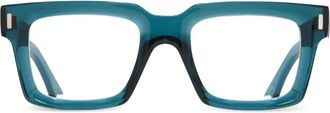Cutler and Gross lunettes de vue à monture carrée - Bleu