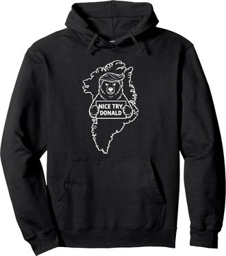 Greenland Gr&ouml;nland Eisb&auml;r SAGT Nein Pullover Hoodie