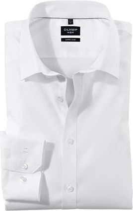 Olymp homme chemise business à manches longues No Six,super slim,Urban Kent,Weiß 00,46