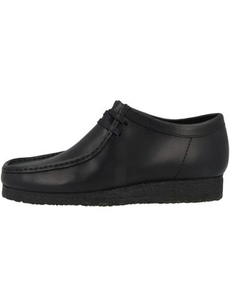 Clarks Herren Schn&uuml;rschuh Wallabee schwarz 9 (43-43,5)