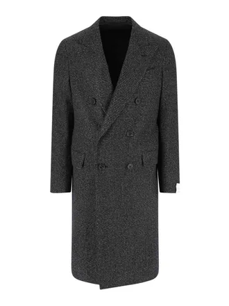 Caruso Manteau Au Genou - Gris