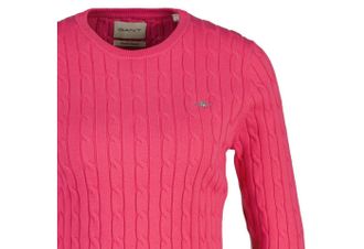 GANT Sweater Damen Strickpullover Baumwolle