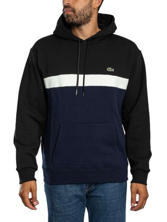 Lacoste Logo Pullover Hoodie, Blau