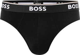HUGO BOSS Herren Slips schwarz Baumwolle & Mix unifarben