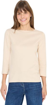 Cecil Basic U-Boot Shirt Pearl beige XXL
