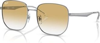 Ray-Ban Rb3713d Sonnenbrillen Silber Fassung Gelb Glas 57-18