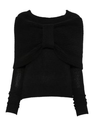 Ermanno Scervino Pull Col Rond - Noir