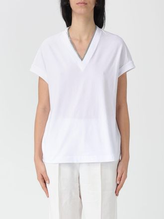Brunello Cucinelli T-Shirt BRUNELLO CUCINELLI Femme couleur Blanc