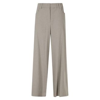 Alysi Wide Hosen - - Trousers - Damen - Braun - XS