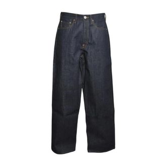 Kenzo Jean Large Coupe Relev&eacute;e - Homme - Jeans - Bleu - Taille: W31