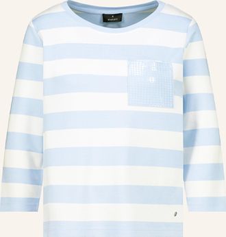 Monari Monari Shirt Mit 3/4-Arm Und Pailletten blau