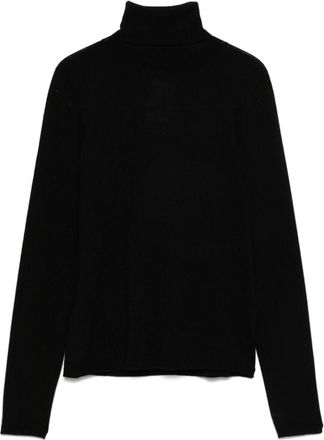 Max Mara Rundhalspullover - Schwarz