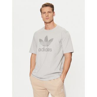adidas T-Shirt adicolor Trefoil JP2548 Grau Regular Fit
