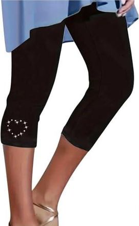 Generic Legging court pour femme - Short de yoga pour femme - Grande taille - Vêtements dété - Short de plein air - Short anti-frottement - Short pour femme -