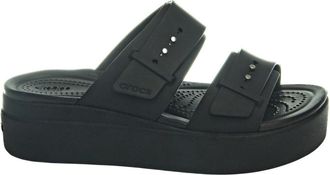 Crocs Brooklyn Keil-Sandalette - - Shoes - Damen - Schwarzk - 40 EU