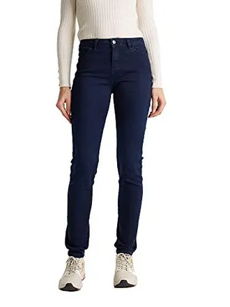 Esprit 129ee1b012 Jean Slim, Bleu (Blue Dark Wash 901), W26/L32 (Taille Fabricant: 26/32) Femme
