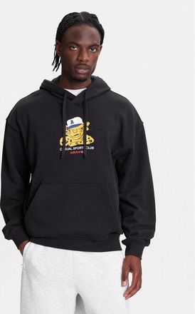 adidas Sweatshirt Wabash JW0166 Schwarz Loose Fit