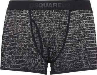 Dsquared2 boxer à logo intégral - Noir