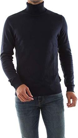 Jack & Jones JJEEMIL Knit Roll Neck Noos Pull à col roulé, Bleu (Navy Blazer Navy Blazer), XX-Large Homme