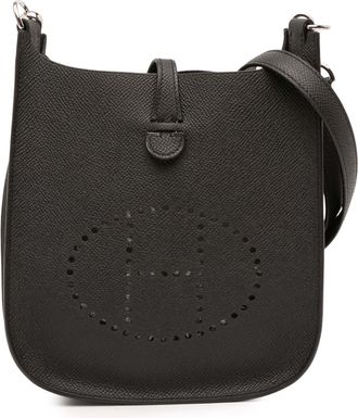 Herm&egrave;s Noir Epsom Evelyne 16 Sellier