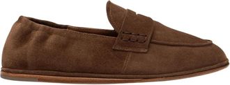 Elia Maurizi Femme, Chaussures, Brun, Taille: 40 EU Arianna Suede Loafer