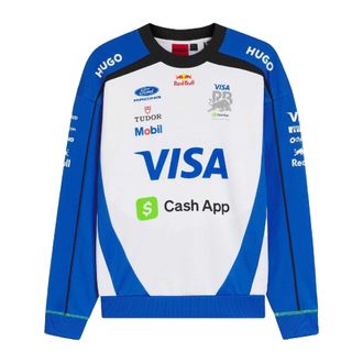 HUGO BOSS Hugo - Vcarb Sweatshirt f&uuml;r Herren, Rundhalsausschnitt (Mittelblau)