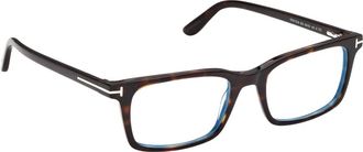 Tom Ford Homme, Accessoires, Brun, Taille: 53 MM Lunettes de Vue Clip-On