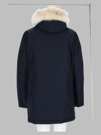 Woolrich Arctic Detachable Coat - Navy