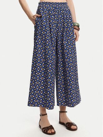 Max Mara Culottes Virgin 2515131102 Blau Relaxed Fit