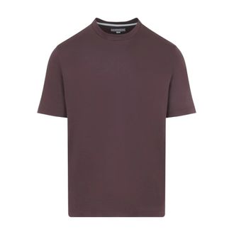 Canali Mj02451 T-shirt - Homme - Tops - Rouge - Taille: XL