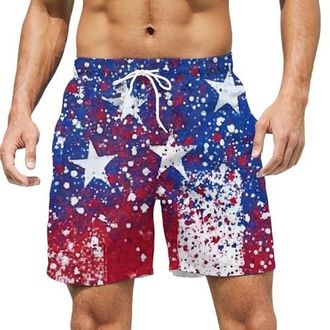 Generic Short de plage d&eacute;t&eacute; pour homme - Pantalon de plage d&eacute;contract&eacute; et tendance - Confortable - Vacances am&eacute;ricaines - Coupe droite, gris, 3XL