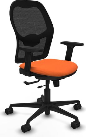 Piqueras y Crespo Idealer Stuhl f&uuml;r die Arbeit mit 2D-Armen, h&ouml;henverstellbare Lendenwirbelst&uuml;tze, ausgestattet mit Syncro/Traslack und injiziertem Schaum. Mit Rollen v